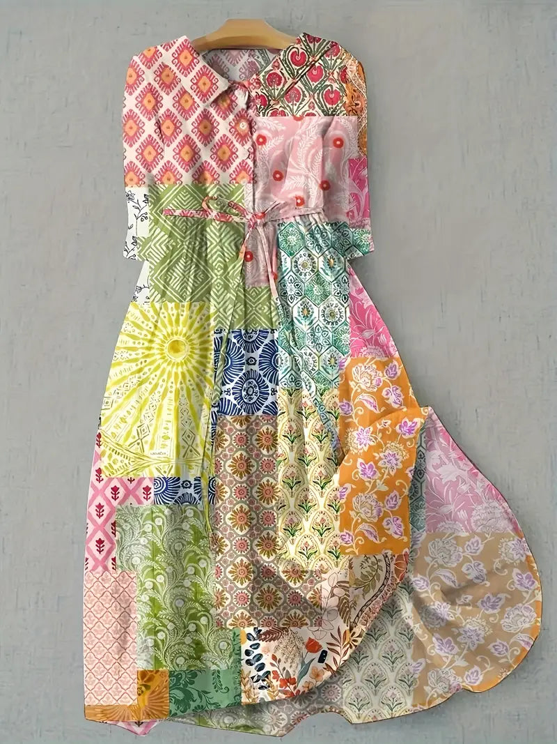 Juliette | Umělecké patchwork šaty